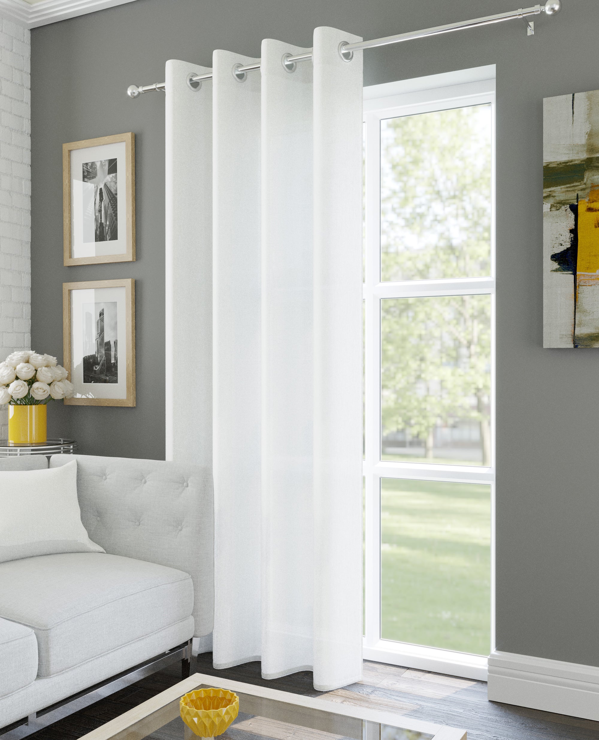 Studio Eyelet Voile Panel – The Mill Shop